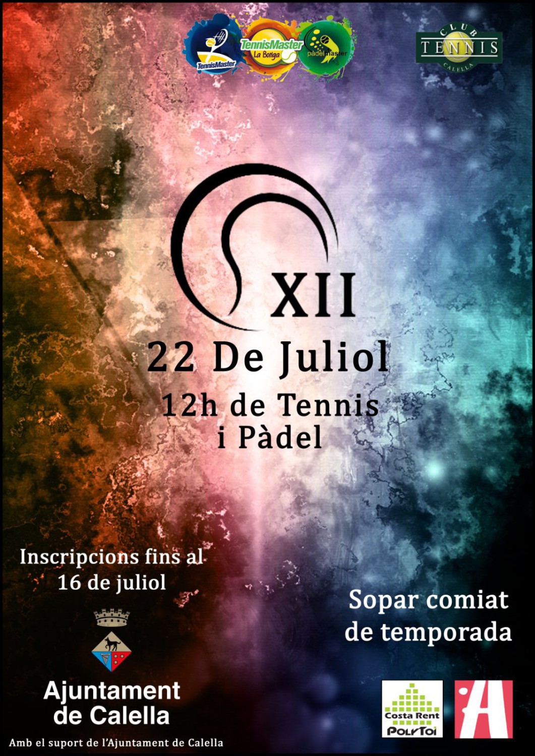 El Club Tennis Calella celebra la seva diada social amb les 12H de ...