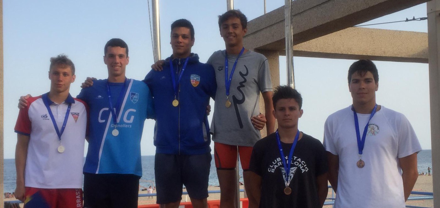 Marc Pou es penja tres medalles al Campionat de Catalunya júnior ...