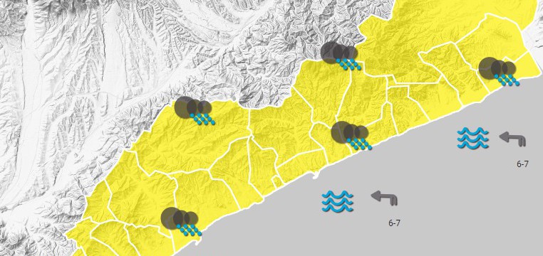 Remet el vent però pren força la pluja i el temporal marítim – Ràdio ...