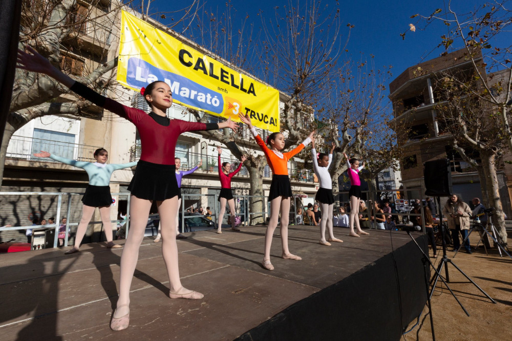 Desplegament de solidaritat per La Marató – Ràdio Calella Televisió