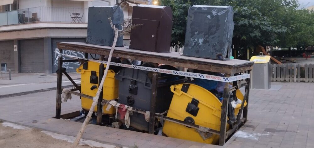 Incidències a dues bateries de contenidors soterrats, a tocar de l ...